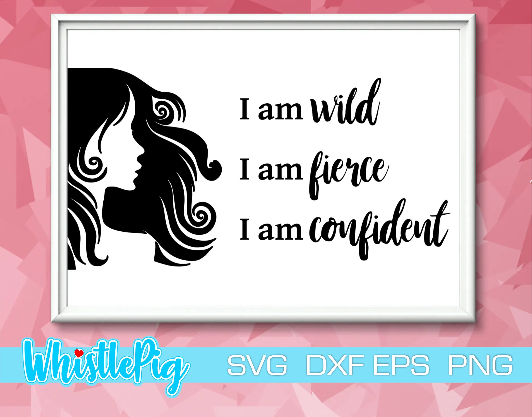 I Am Confident Svg I Am Strong Svg I Am Beautiful Svg Inspirational Svg ...