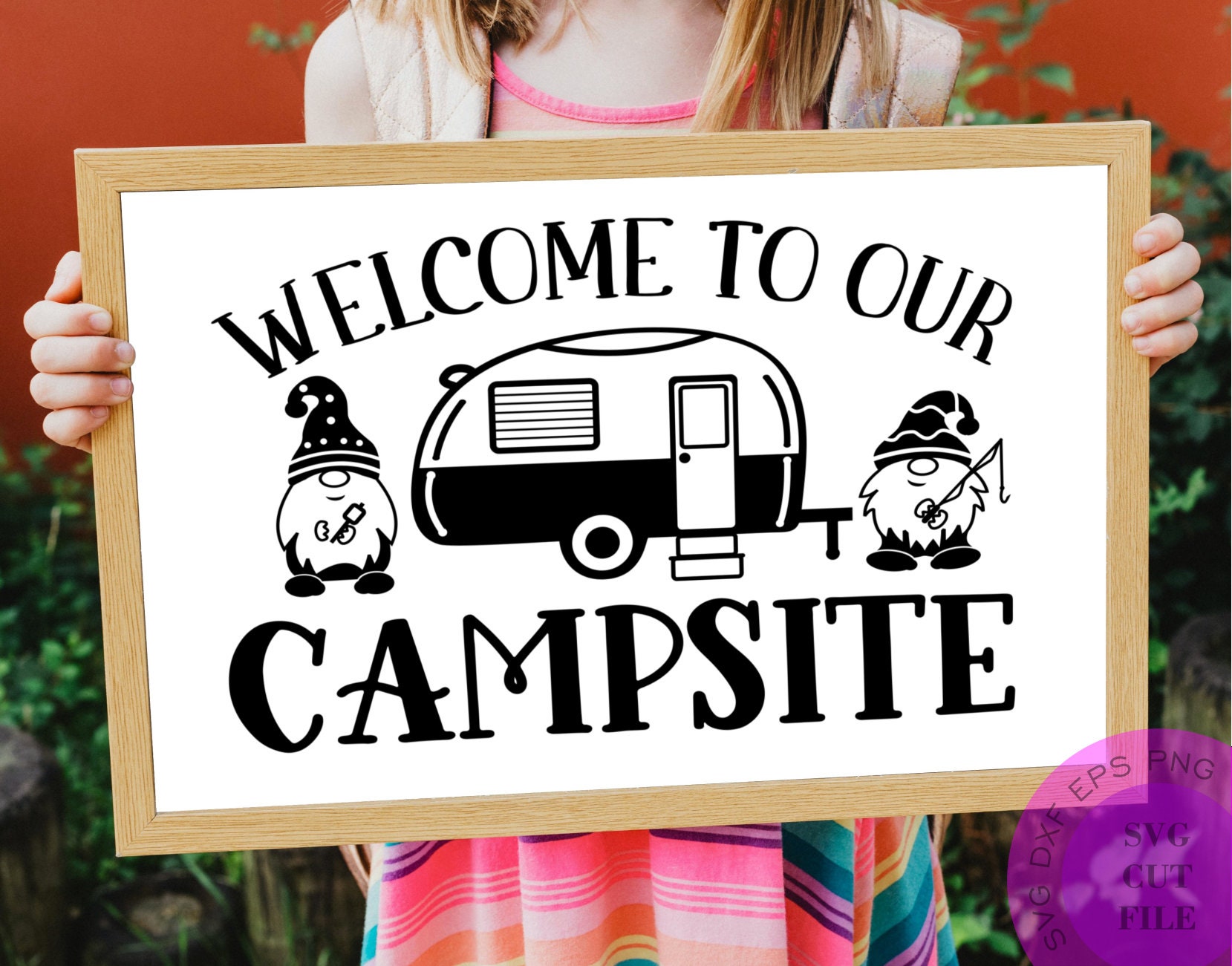 Welcome to Our Campsite Svg Camping Svg Camping Gnome Svg - Etsy