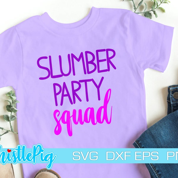 Slumber Party Squad Shirts - Etsy