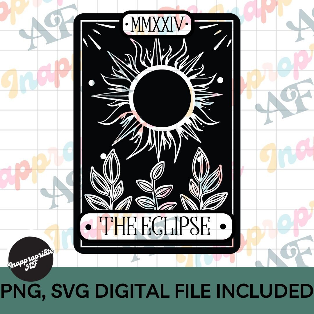 The Eclipse Tarot Card | Sun | Solar Eclipse 2024 | Great North ...