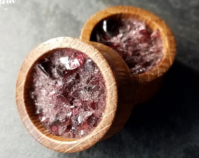 Ruby Gauge Plug Earrings, 10mm-65mm - Priced per Plug - Unique Custom ...