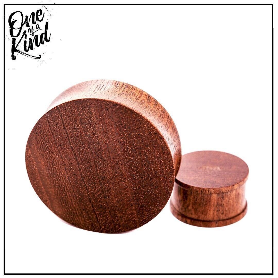 M99 Mahogany Custom Plugs, priced per Plug 10-55mm Tunnels, Gauges ...