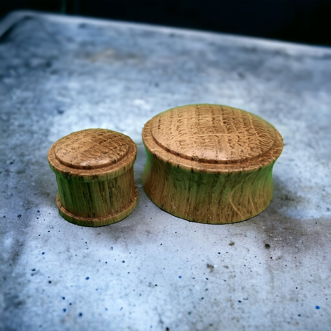 Concave Plug Gauges, Concave Wood Custom Plugs, Ear Tunnels and Gauges, Double Flare Plugs ...