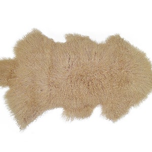 Real Genuine Tibetan / Mongolian Lamb Fur Pelt Rug Dark - Etsy