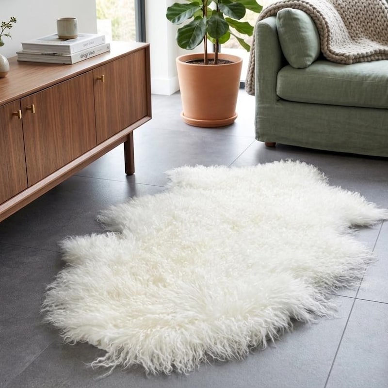 Mongolian Sheepskin Real - Etsy