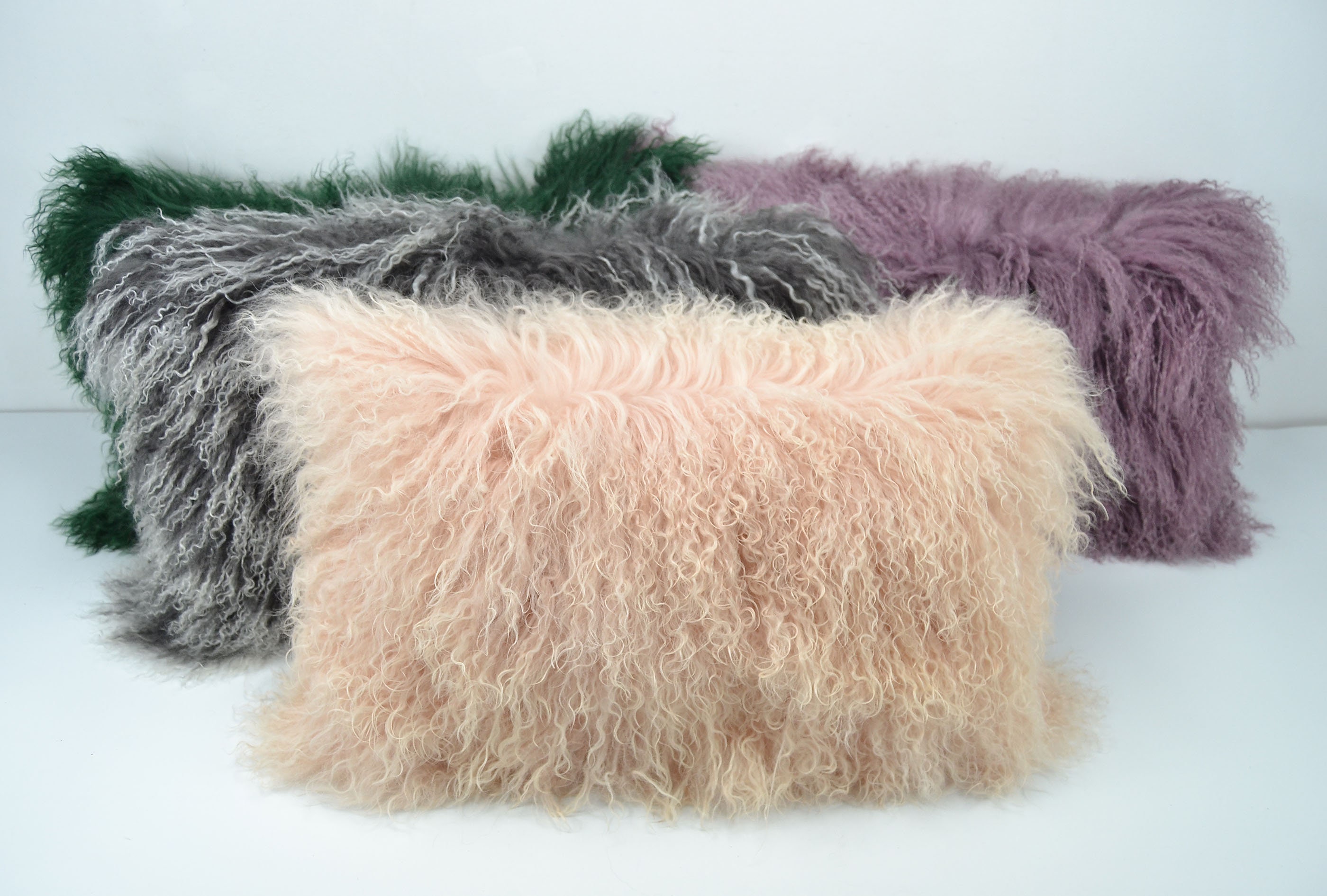 Tibetan Lamb Fur Pillow Cover Mongolian Lamb Fur Pillow - Etsy