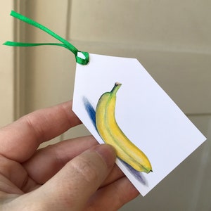 Banana Gift Tags & Card: Playful Printable PDF Download - Etsy