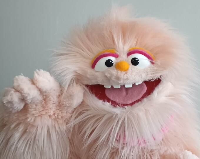 Sack Puppet (live Hand) Monster - Etsy