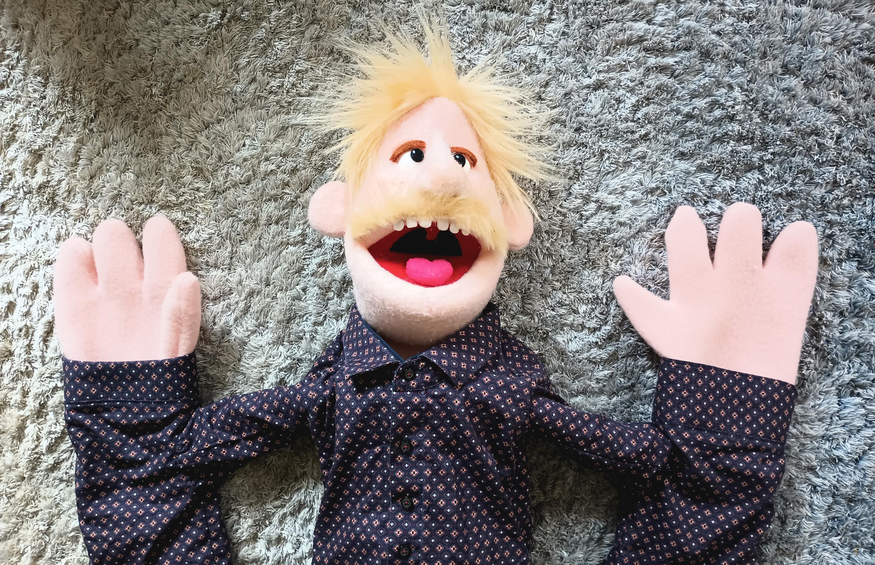 Wayne Live Hand Puppet - Etsy