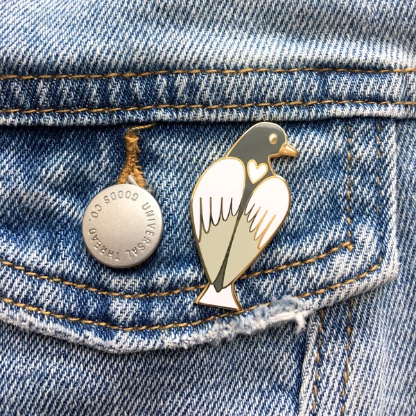 Pigeon Enamel Pins - Etsy