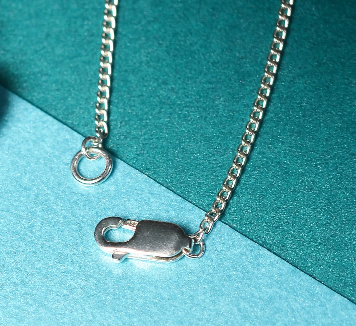 Collar colgante doble de plata, Collar hecho a mano, Collar colgante de ...