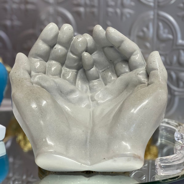 Open Hands Sculpture - Etsy