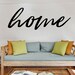 Home Cursive Vinyl Sign Decal & Sticker for Car Home Decor Wall Art ...