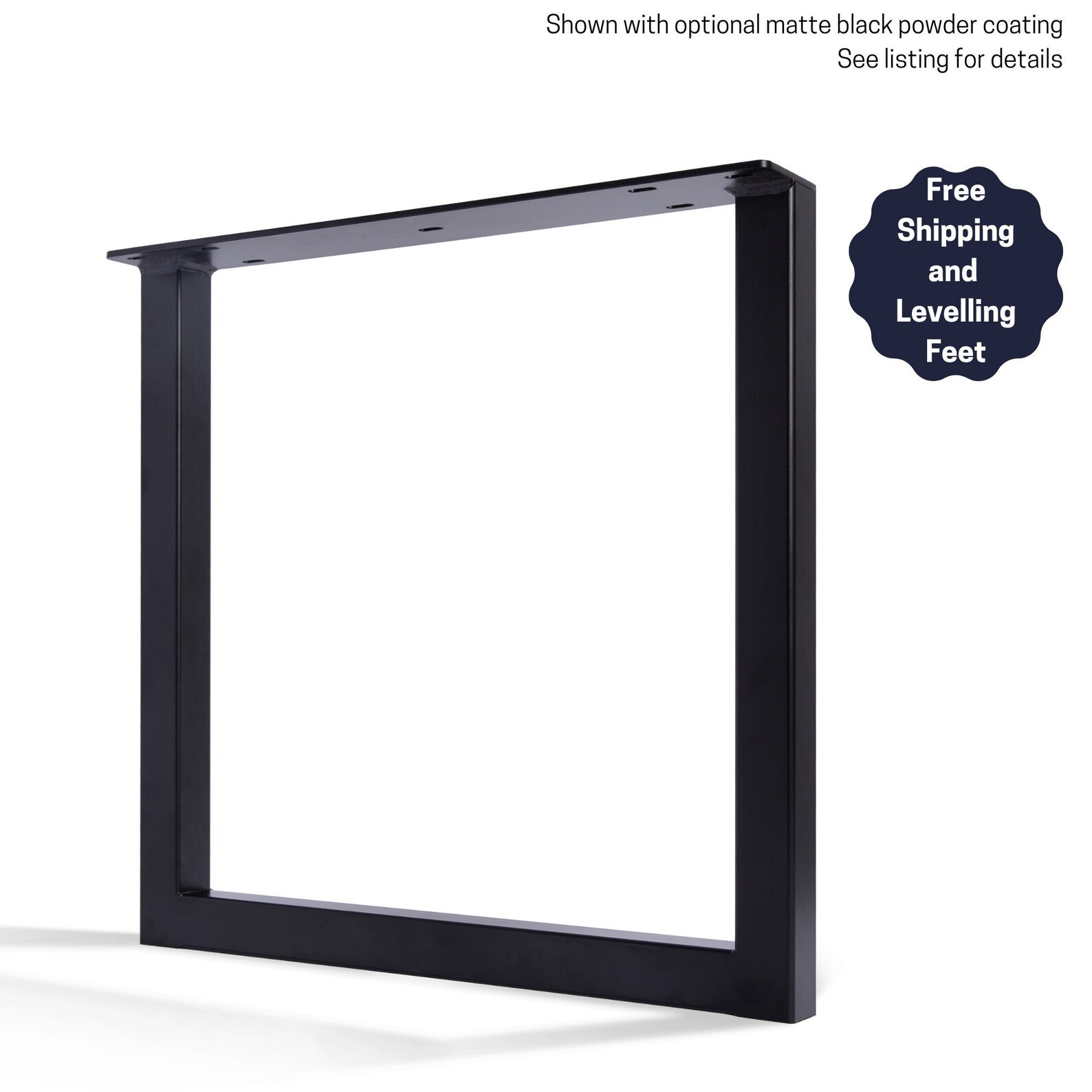 U Shaped Legs Set2 of Square Tubed Metal Table Legs | Etsy Canada