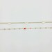 14k Solid Yellow Gold Stationed Heart Love Beads Chain Bracelet Child ...
