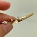 10K Solid Yellow Gold Baby Bangle Bracelet,diamond Cut Bangle,real Gold ...
