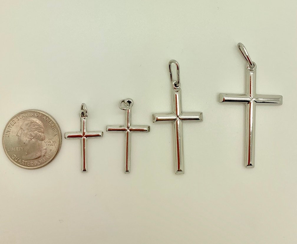 925 Sterling Silver Cross Pendant,cross Charm,religious Gift, Religious ...