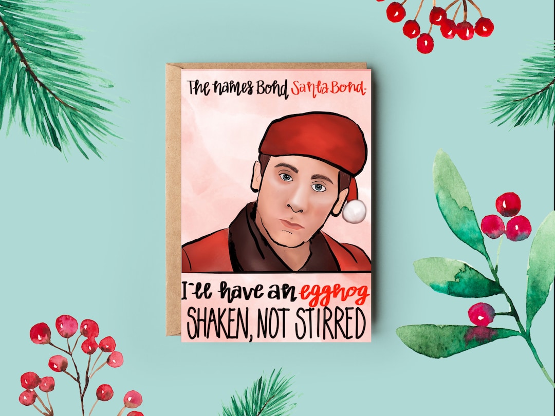 Michael Scott - Santa Bond - the Office US - Dunder Mifflin - Etsy