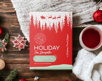 Christmas Tea Gift Set Elegant Tea Collection for Holiday Gifting 12 ...