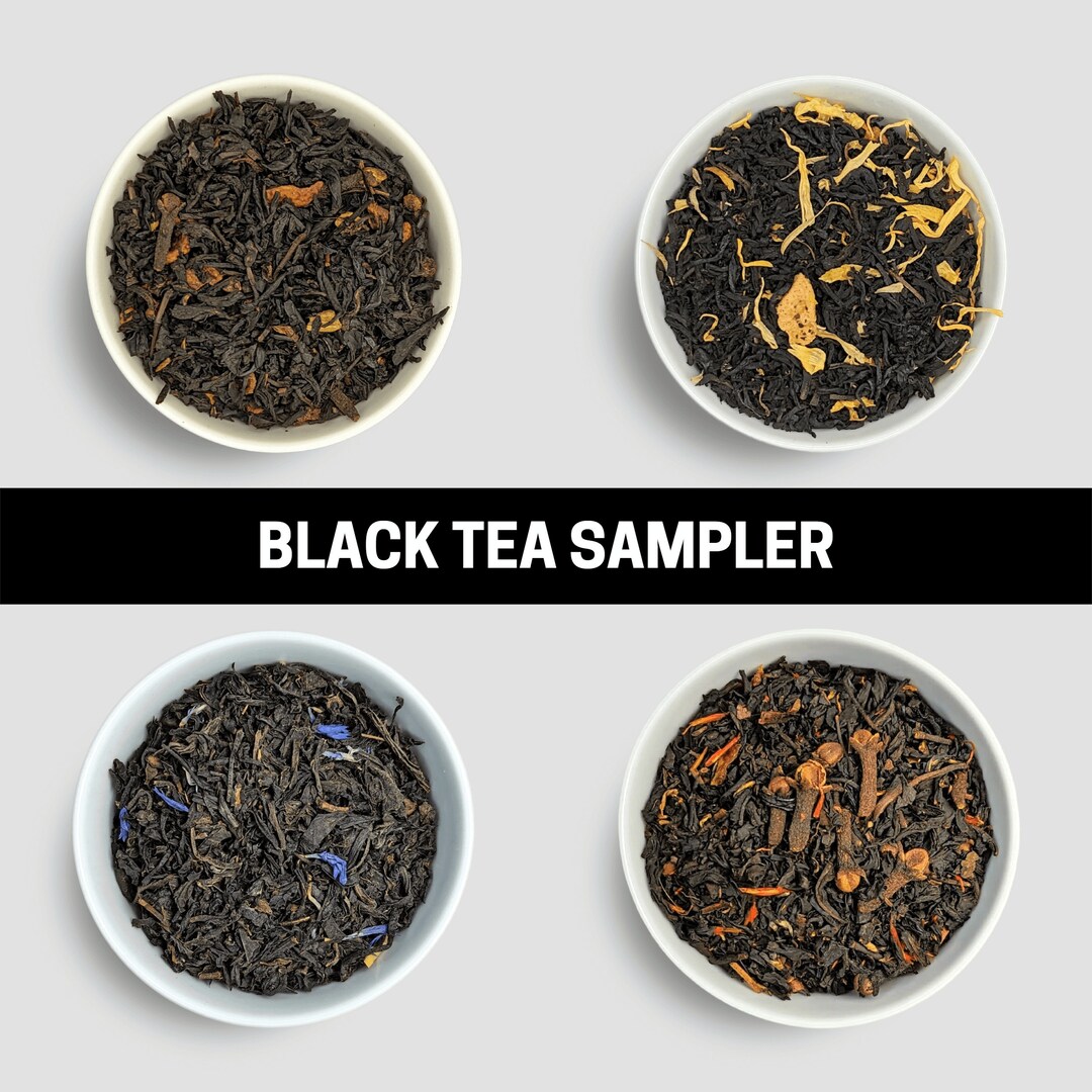 Black Tea Sampler 4 Fan-favorite Loose Leaf Teas Indulge in Variety ...