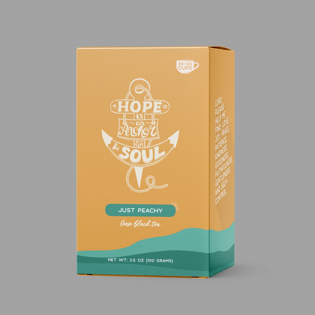 Peach Black Tea | Scripture Tea | Christian Gift | Bible Verse Tea ...