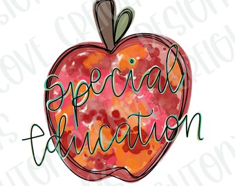 Special Education Teacher PNG, SPED Teacher Digital Download, Special ...