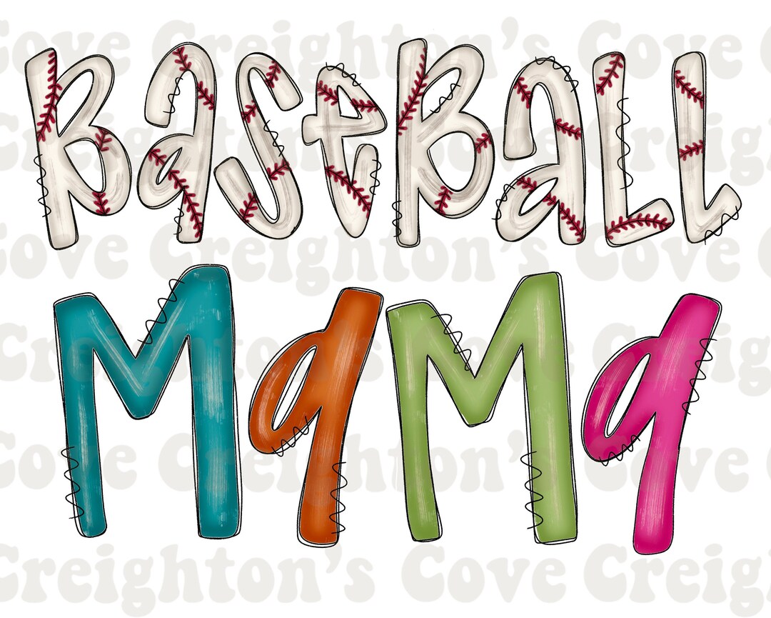 Baseball Mom Png Sublimation Design Download, Baseball Mom Png ...