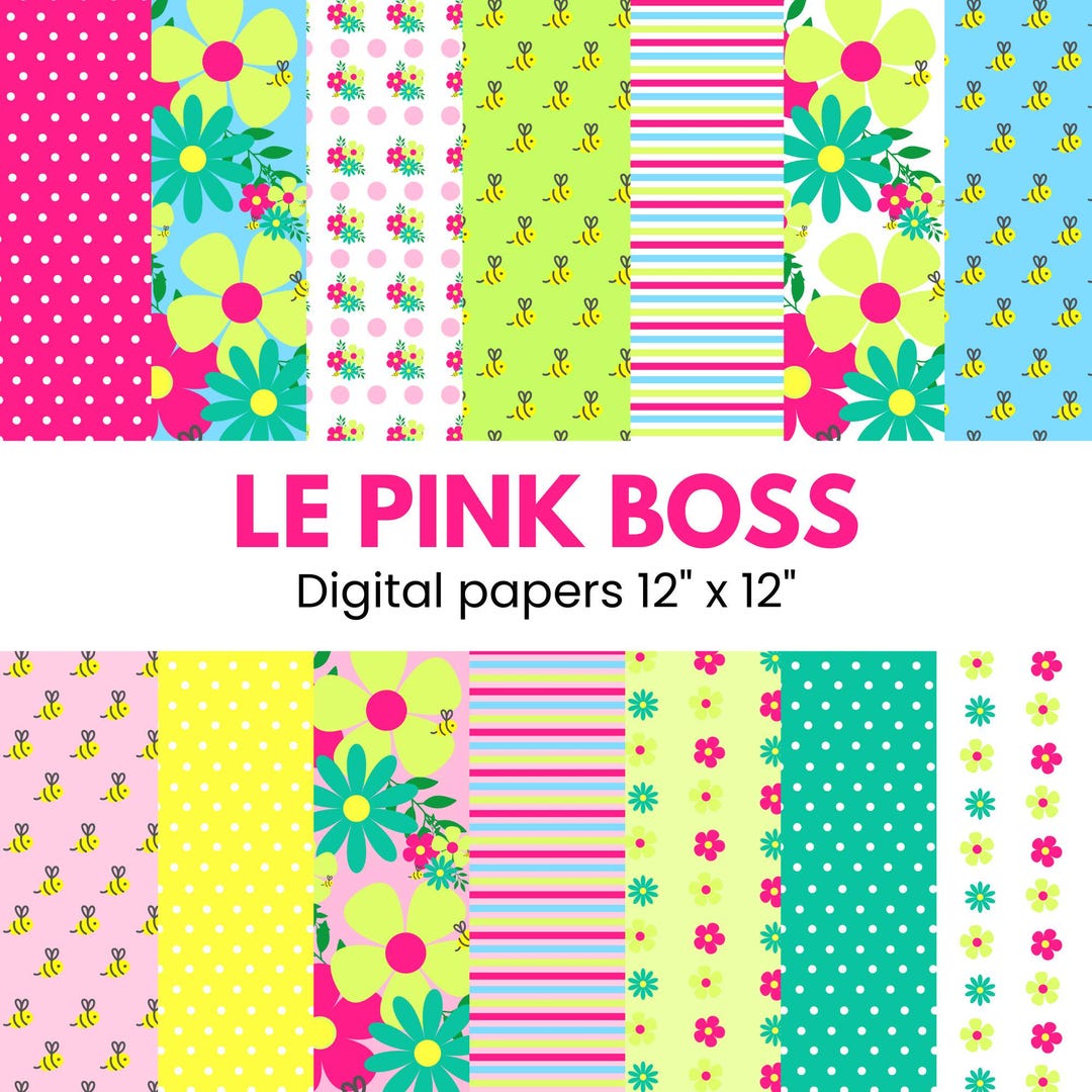 Flowers Digital Paper Pack, Scrapbook Papers, Flowers Wallpaper ...