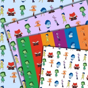 Inside Out Paper Pack, Inside Out Papers, Inside Out Movie Wallpaper ...