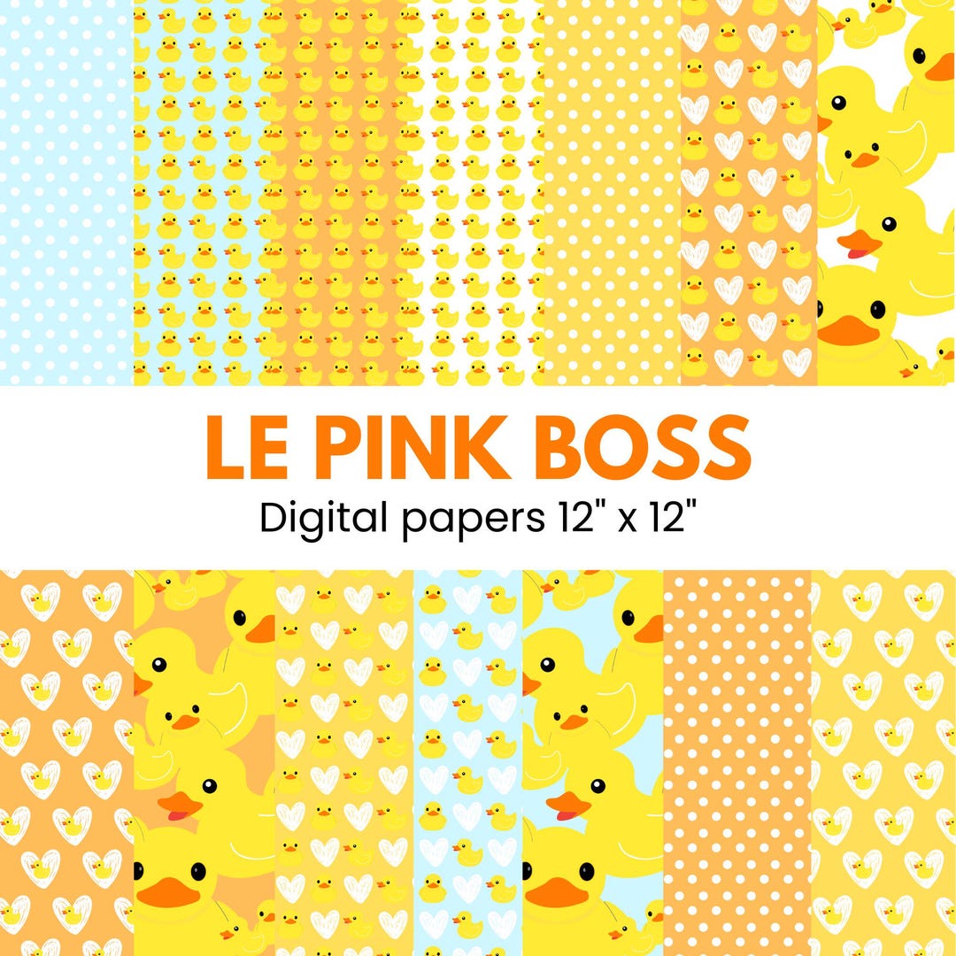 Ducks Digital Paper Pack, Scrapbook Papers, Ducks Wallpaper, Ducks ...