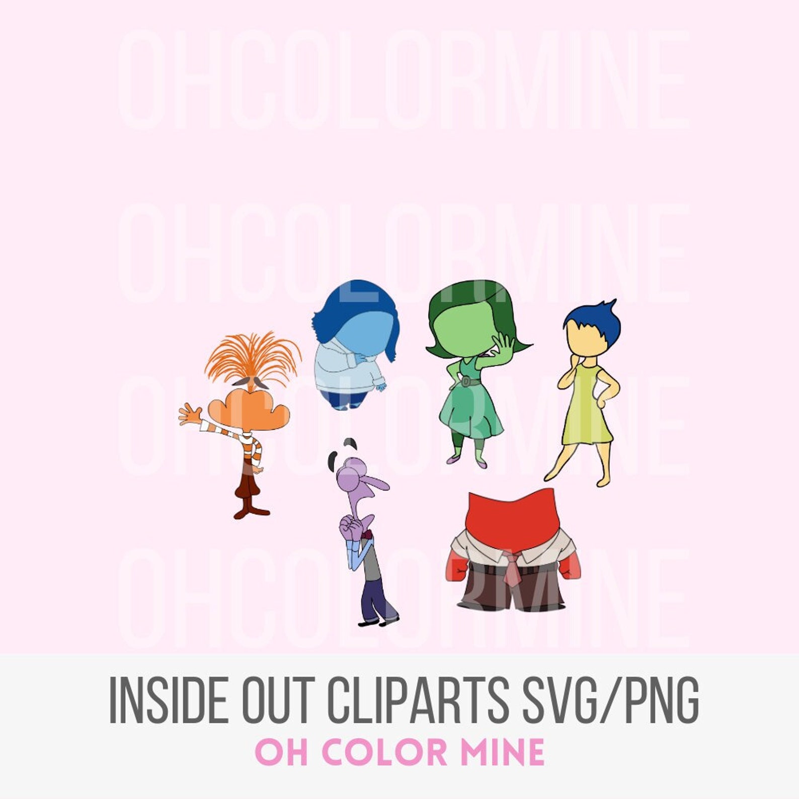 Inside Out Svg, Movie Svg, Inside Out Png, Inside Out Clipart, Clipart ...