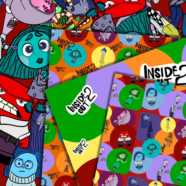 Inside Out 2 Paper Pack, Inside Out 2 Papers, Inside Out 2 Movie ...