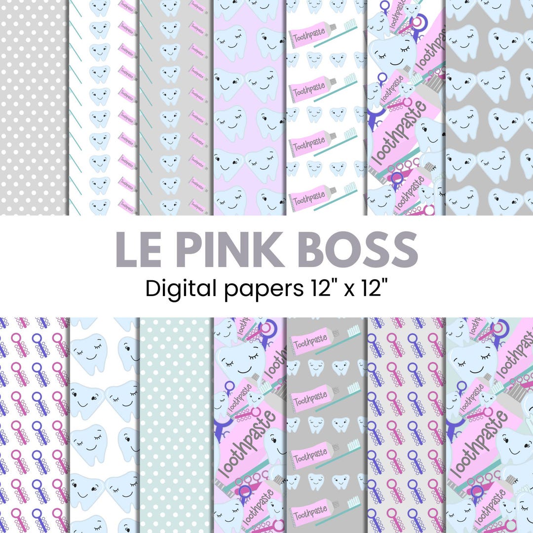 Tooth Digital Paper Pack, Tooth Papers, Tooth Wallpaper, Tooth Clipart ...
