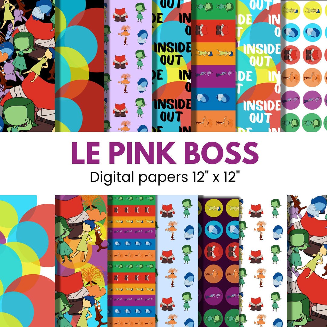 Inside Out Paper Pack, Inside Out Papers, Inside Out Movie Wallpaper ...