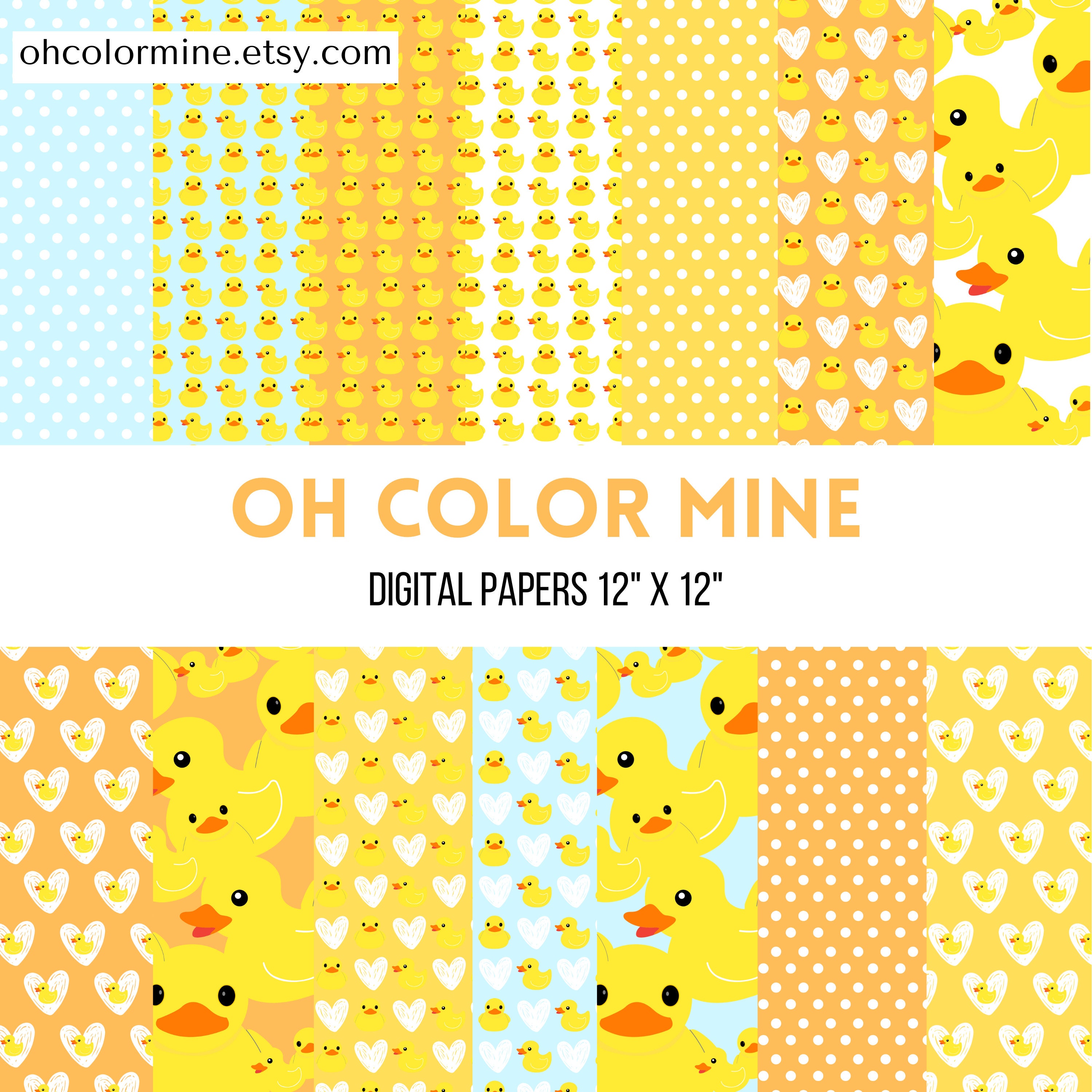 Ducks Digital Paper Pack, Scrapbook Papers, Ducks Wallpaper, Ducks Clipart, Ducks Decoration ...