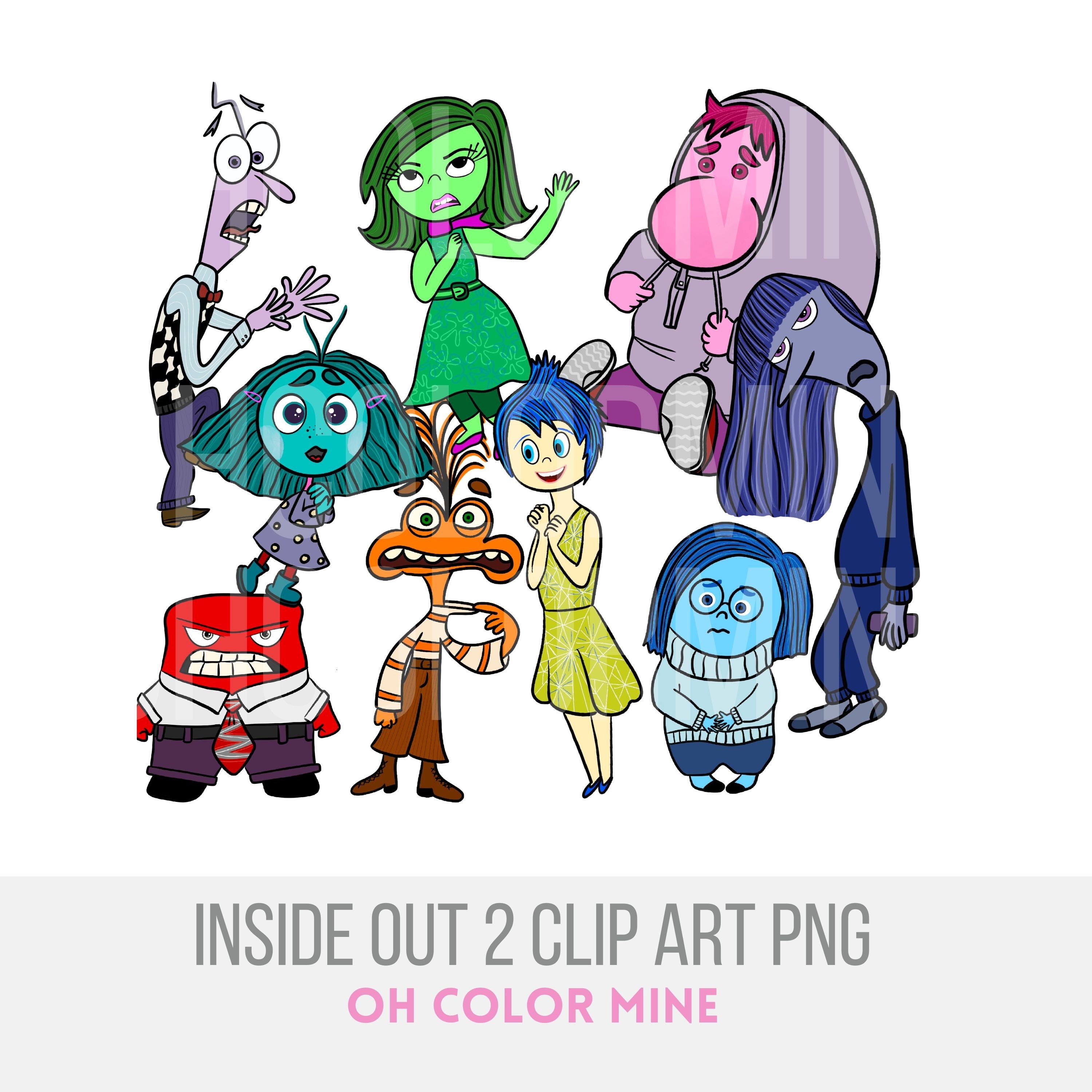 Inside Out 2 Digital Download , Inside Out Cliparts, Inside Out 2 ...