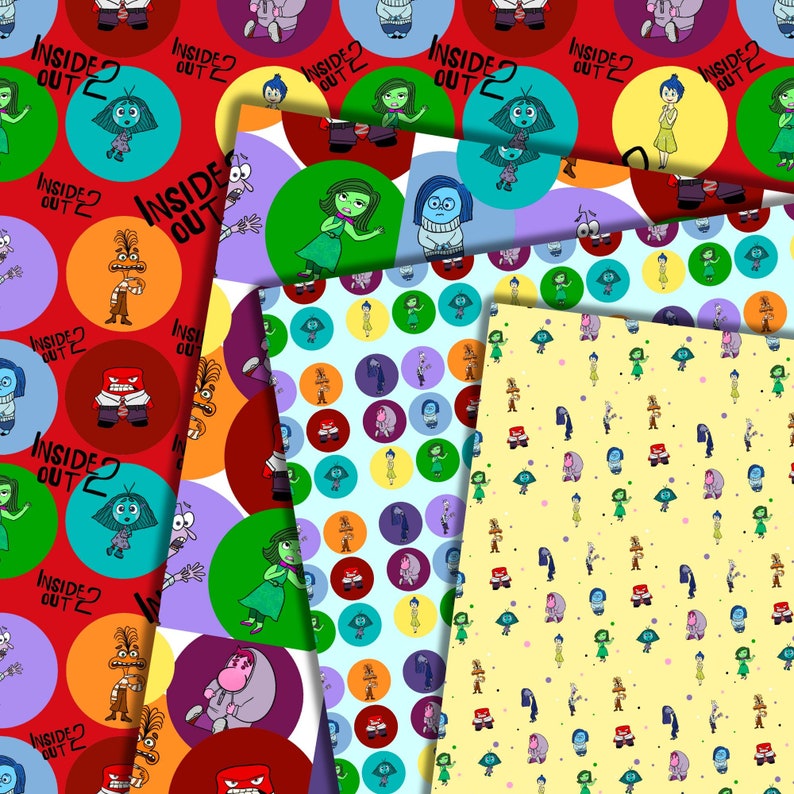 Inside Out 2 Paper Pack, Inside Out 2 Papers, Inside Out 2 Movie ...