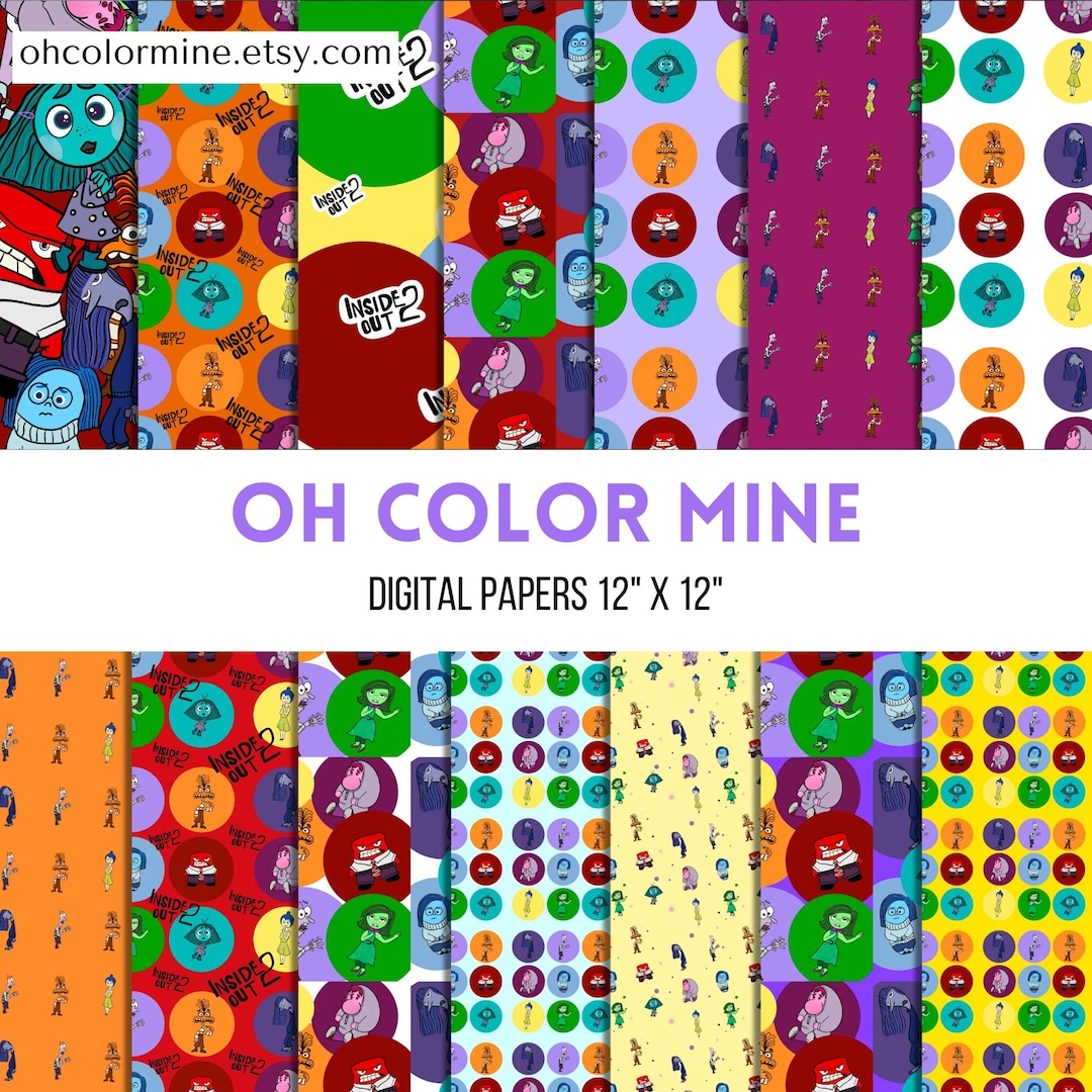 Inside Out 2 Paper Pack, Inside Out 2 Papers, Inside Out 2 Movie ...