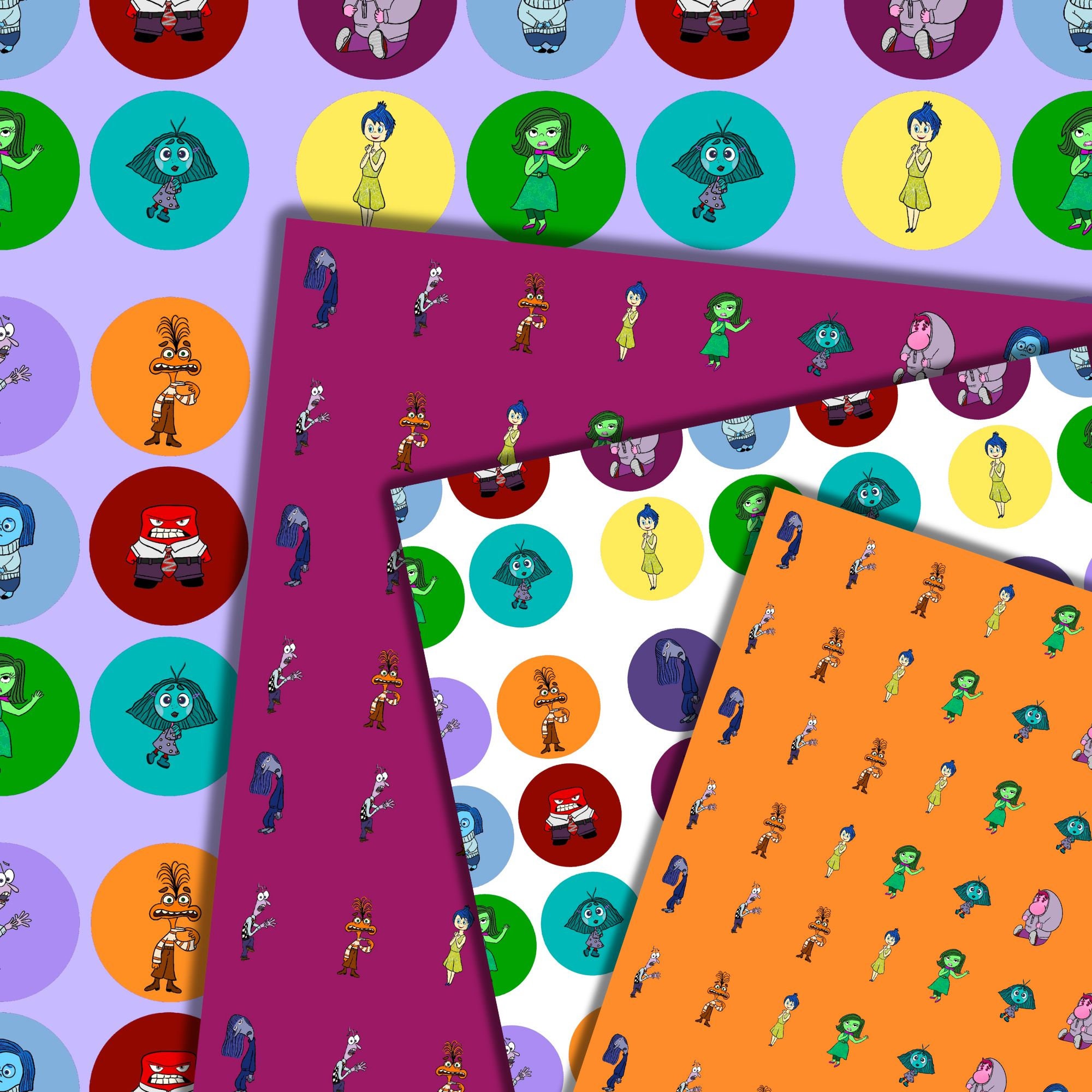 Inside Out 2 Paper Pack, Inside Out 2 Papers, Inside Out 2 Movie ...