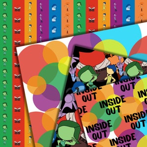 Inside Out Paper Pack, Inside Out Papers, Inside Out Movie Wallpaper ...