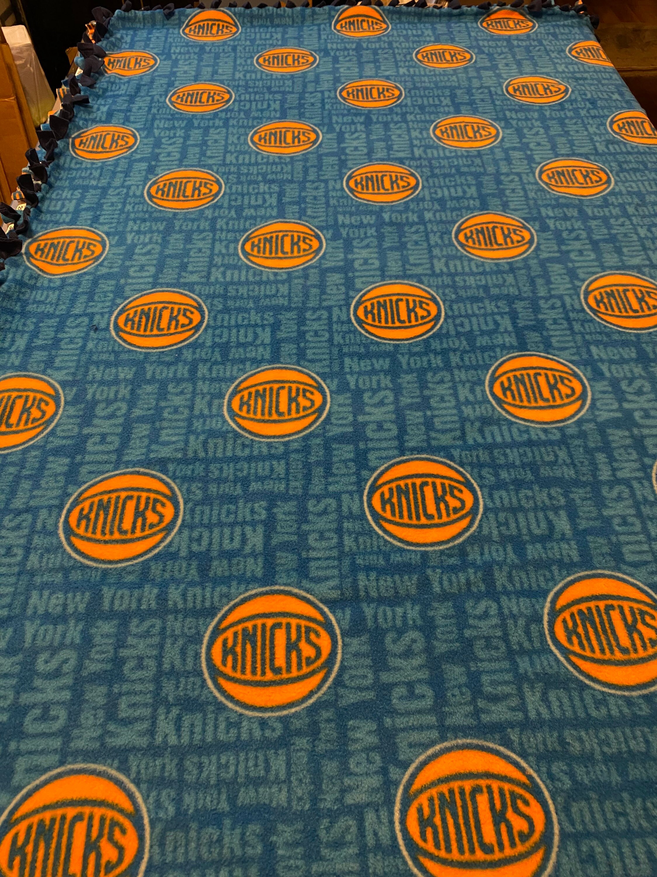 No-sew Blanket...new York Knicks - Etsy