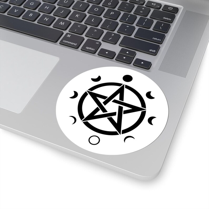 Pentagram Kiss-cut Sticker - Etsy