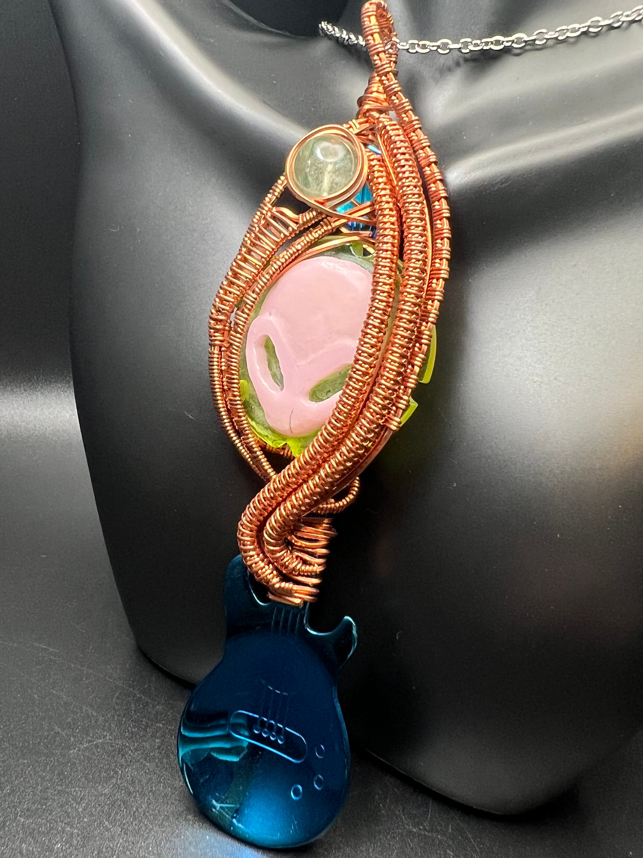 Alien Guitar Spoon Pendant Collab - Etsy