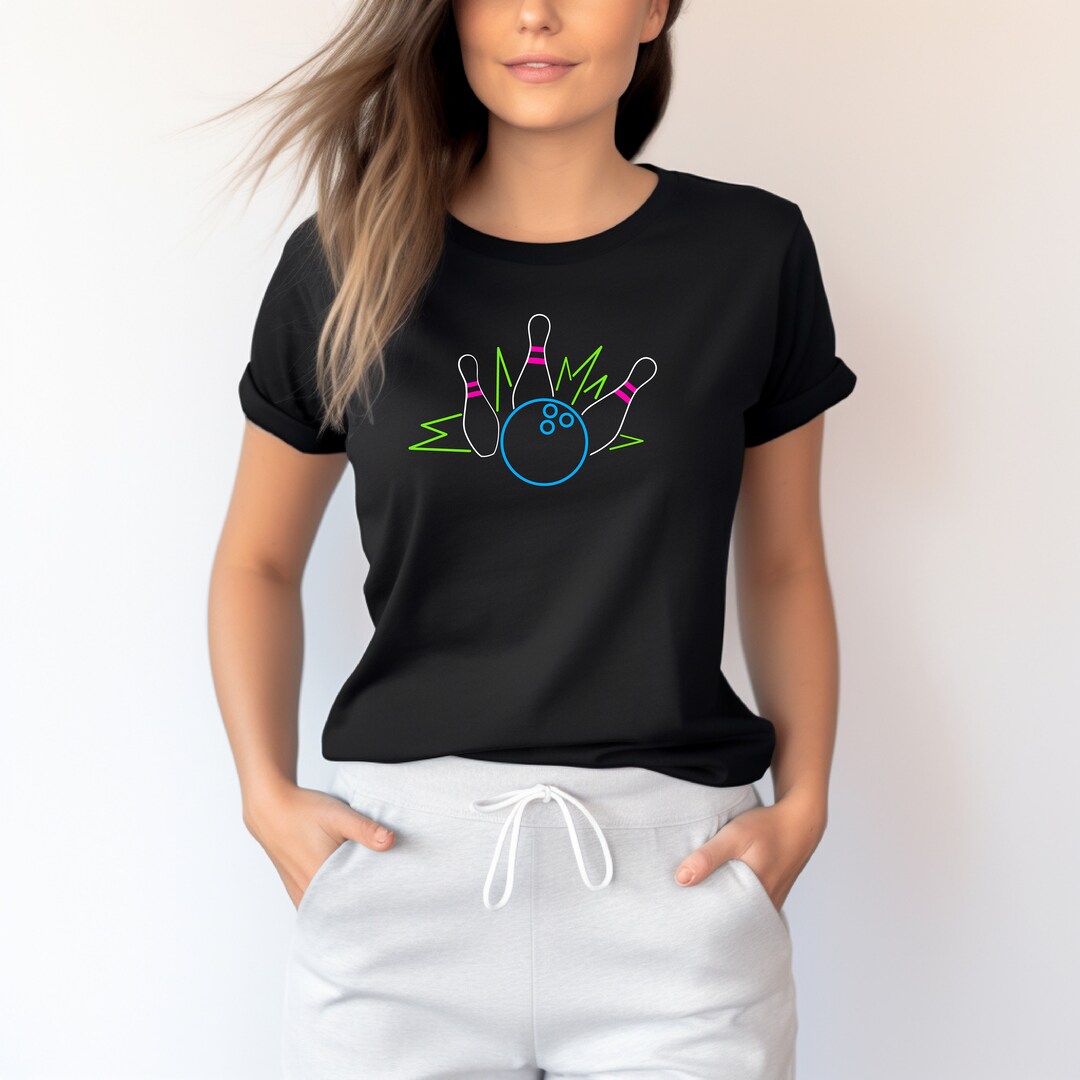Electric Bowling Shirt, Love Bowling, Women's Bowling Shirt, Bowling ...