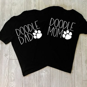 Doodle Mom Shirt, Doodle Dad Shirt, Labradoodle, Goldendoodle ...