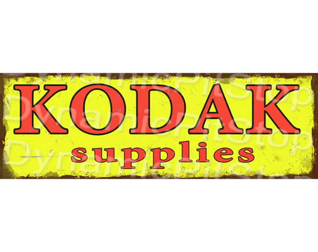 Kodak Film Camera Advert Vintage Rustic Tin Metal Sign Retro Nostalgic ...