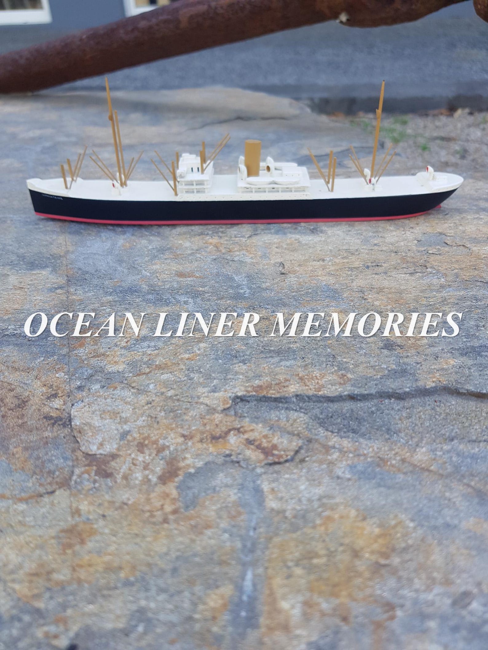Van Ryper Model Ship Waterline Steamship Ocean Liner Ship Lockatrine ...