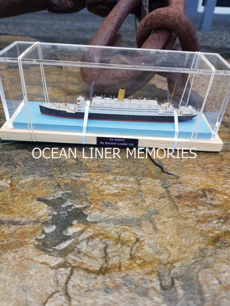 Bassett Lowke Model Ship SS Andes Van Ryper Model Derek Head Collection ...