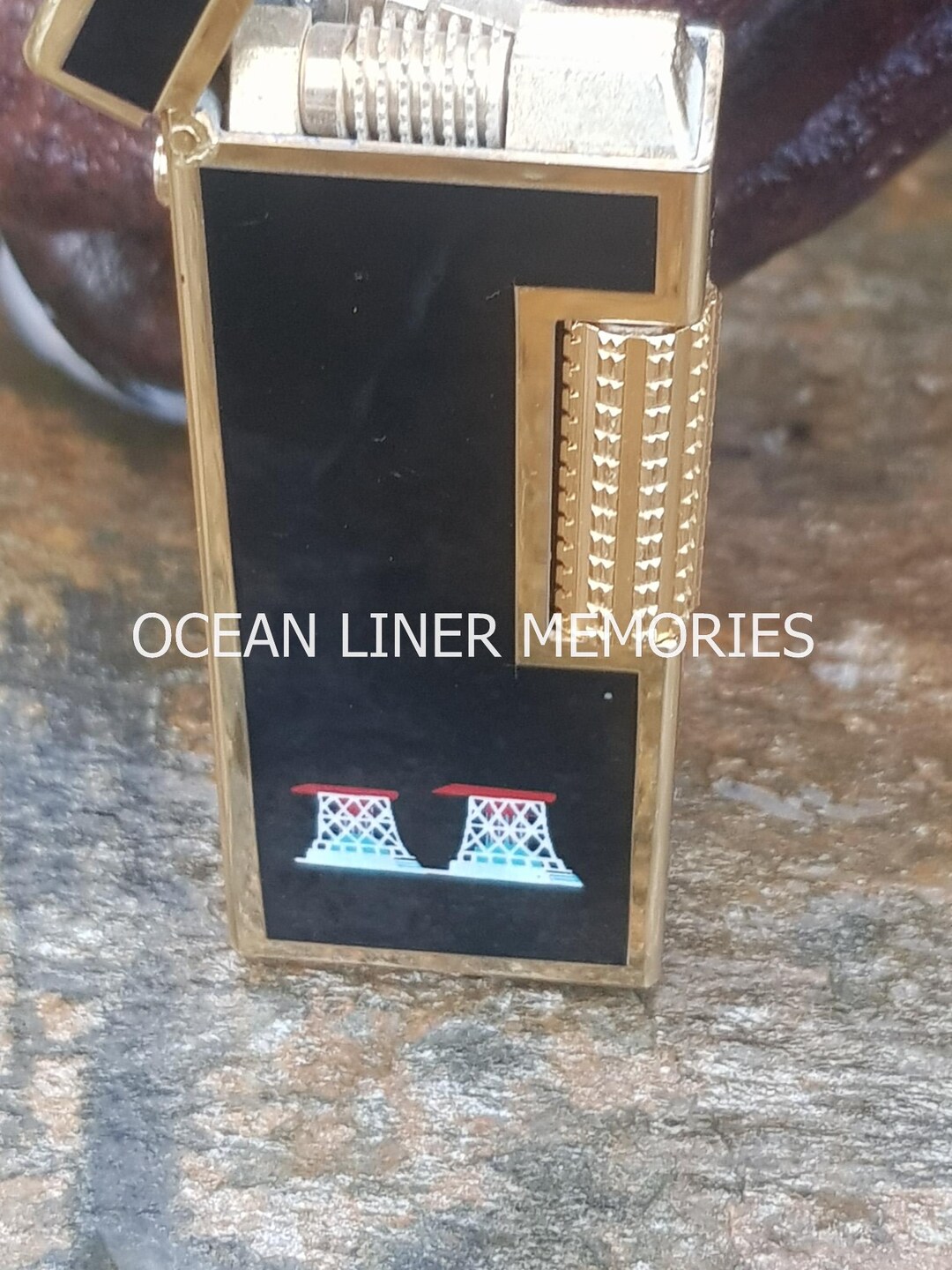 Andrea Doria Michelangelo Raffaelllo Ocean Liner Funnel Lighter ...