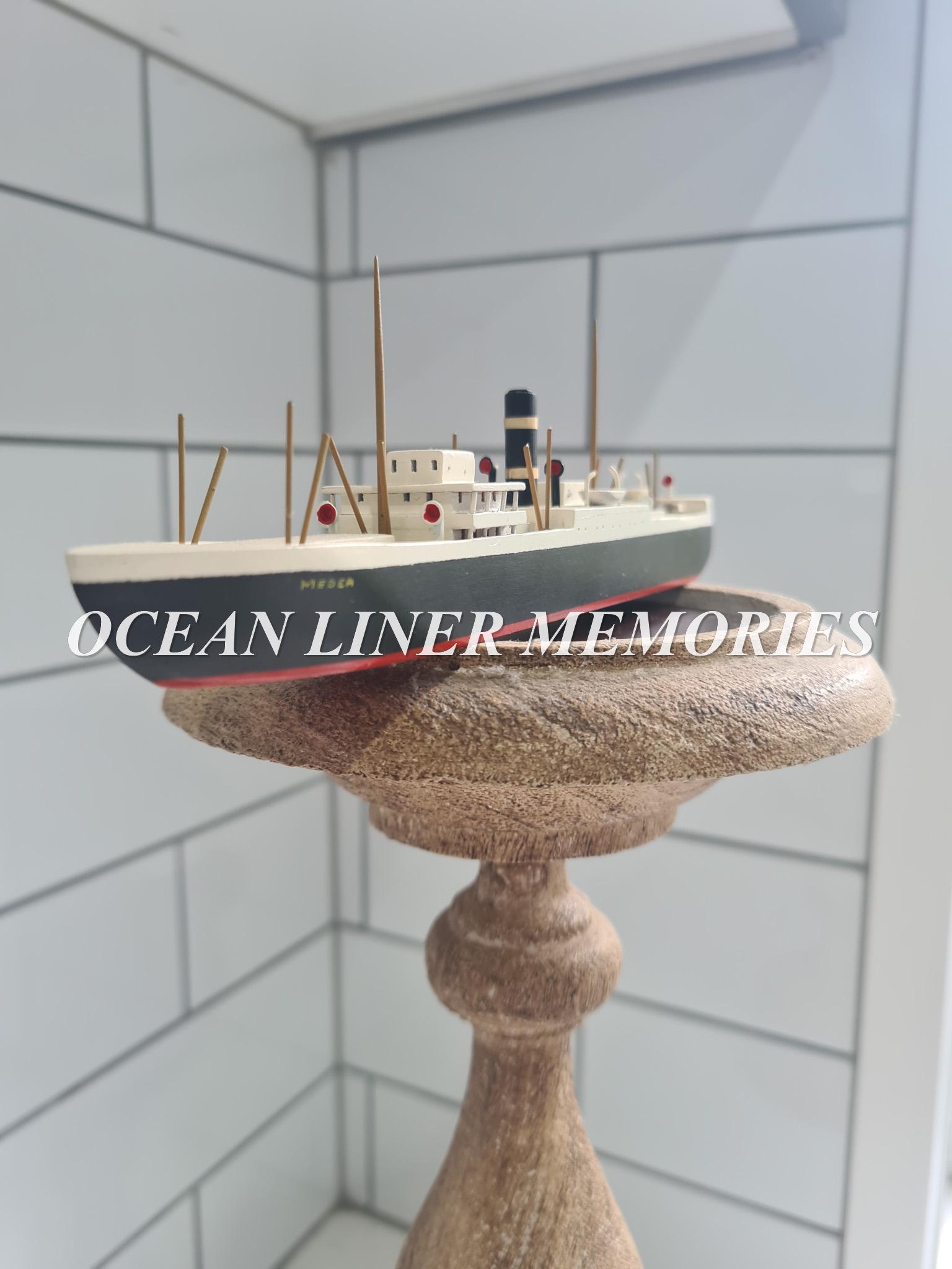 Van Ryper Model Ship Rare Van Ryper Model Ocean Liner Rare MEDEA Royal ...